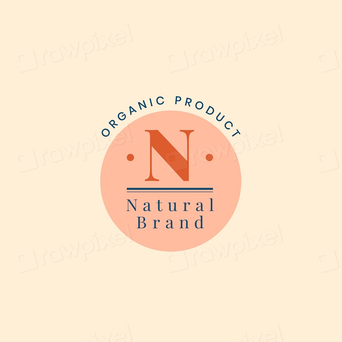 Natural brand logo badge design | Free Vector - rawpixel