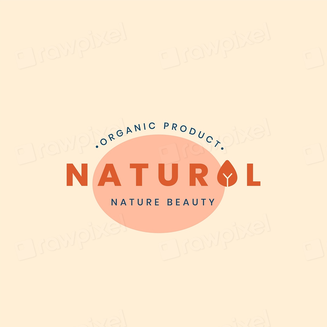 Natural brand logo badge design | Premium Vector - rawpixel