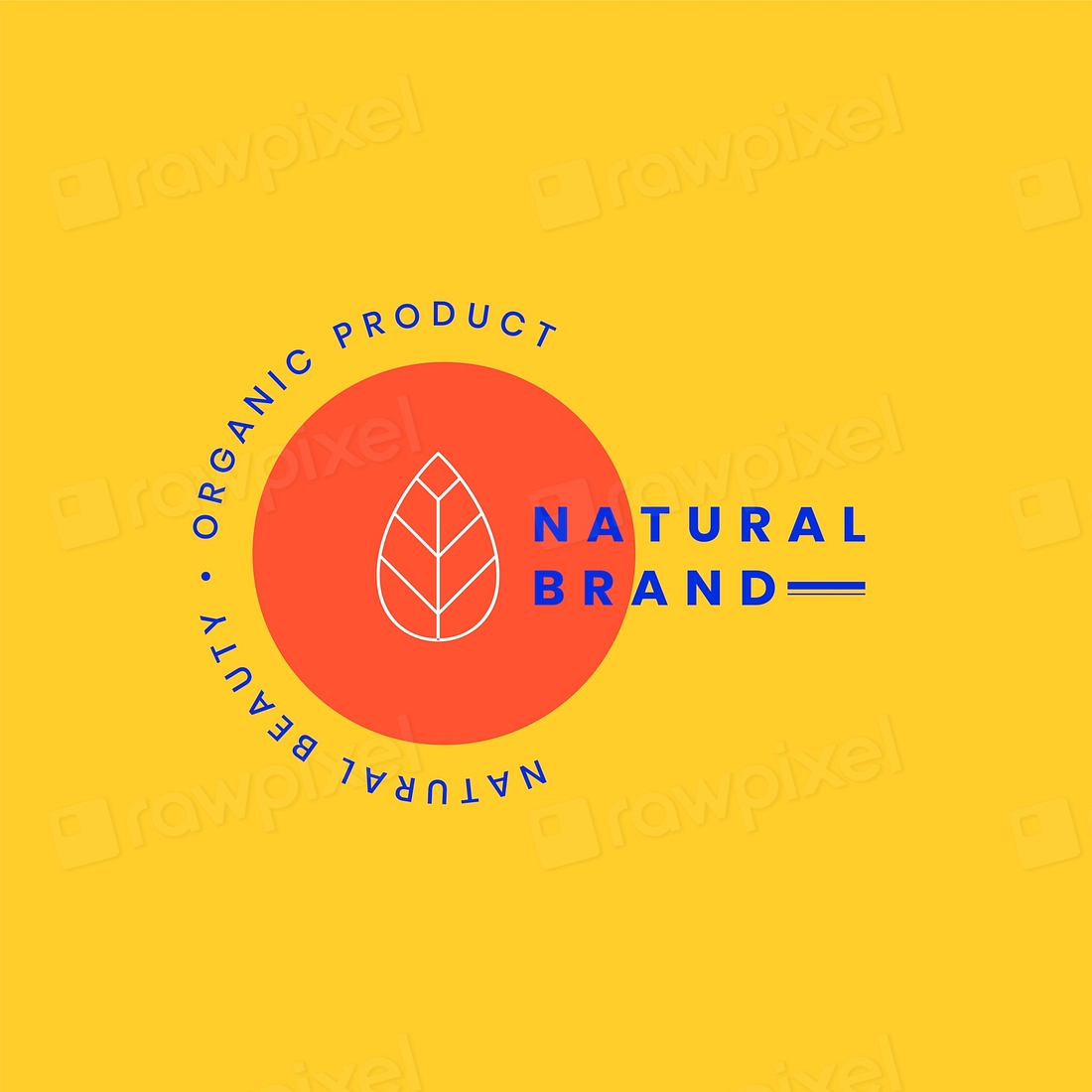 Natural brand logo badge design | Premium Vector - rawpixel