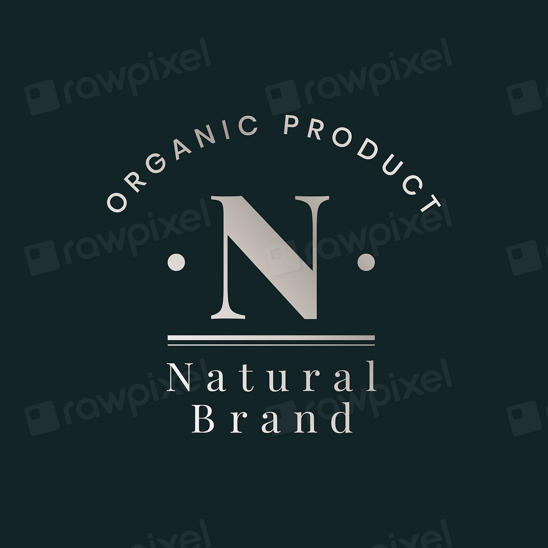 Natural brand logo badge vector | Free Vector - rawpixel