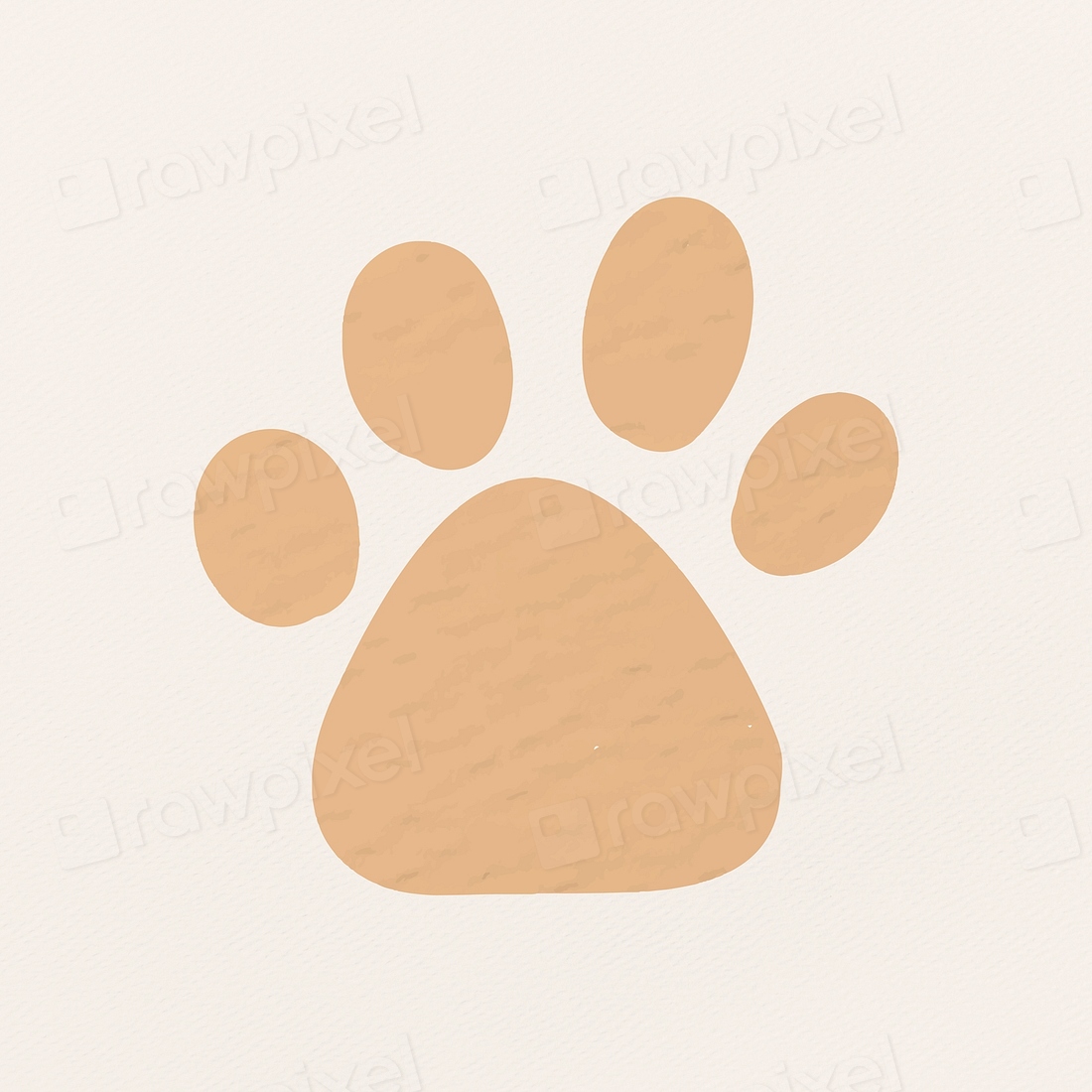 Paw print sticker, animal vector | Premium Vector - rawpixel
