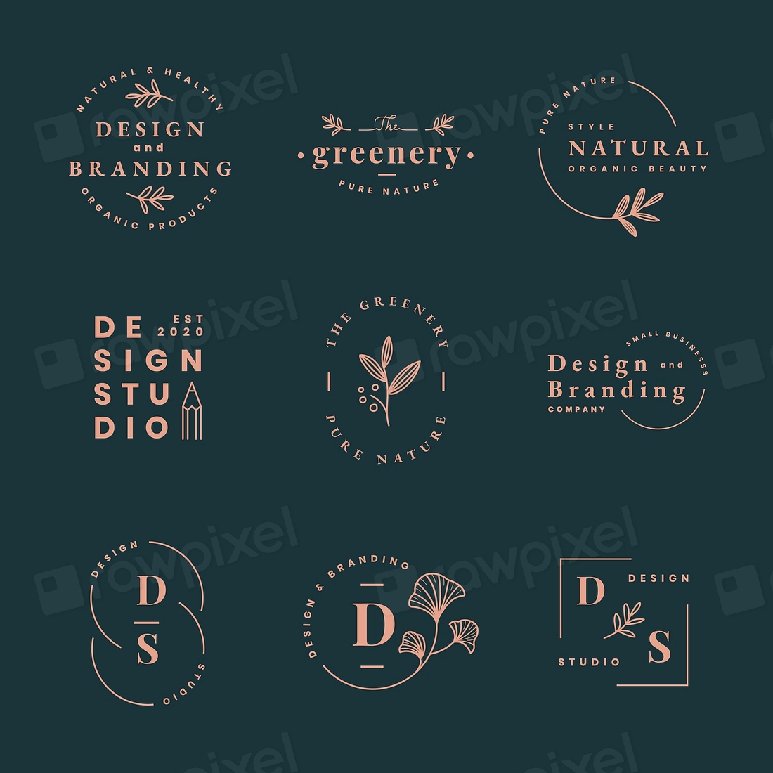Aesthetic fashion logo, business template | Premium Vector - rawpixel