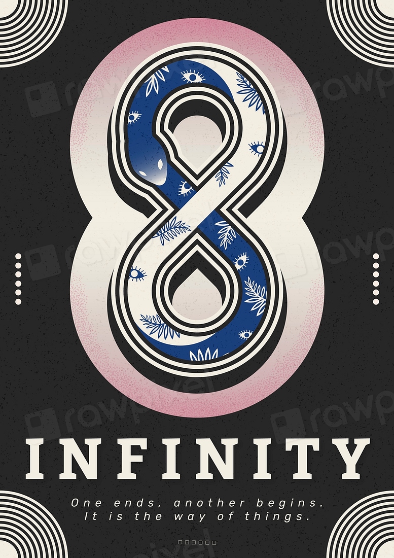 Infinity poster template, editable design | Premium PSD Template - rawpixel