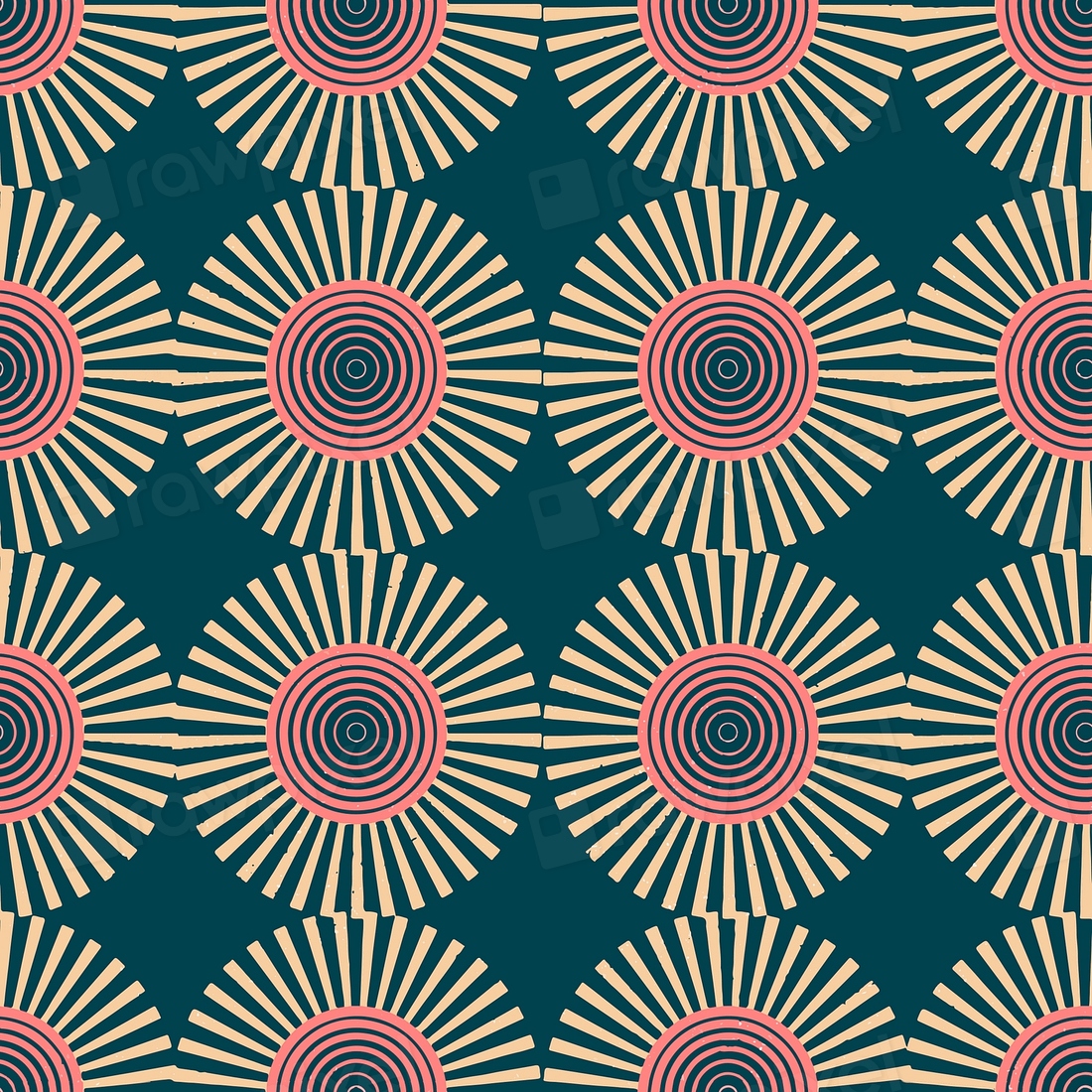 Retro pattern Instagram post background, | Premium Vector - rawpixel