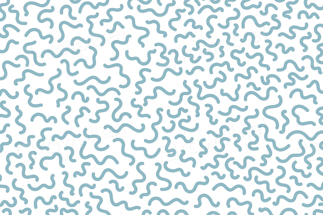 Cute squiggle pattern background blue | Premium Photo - rawpixel