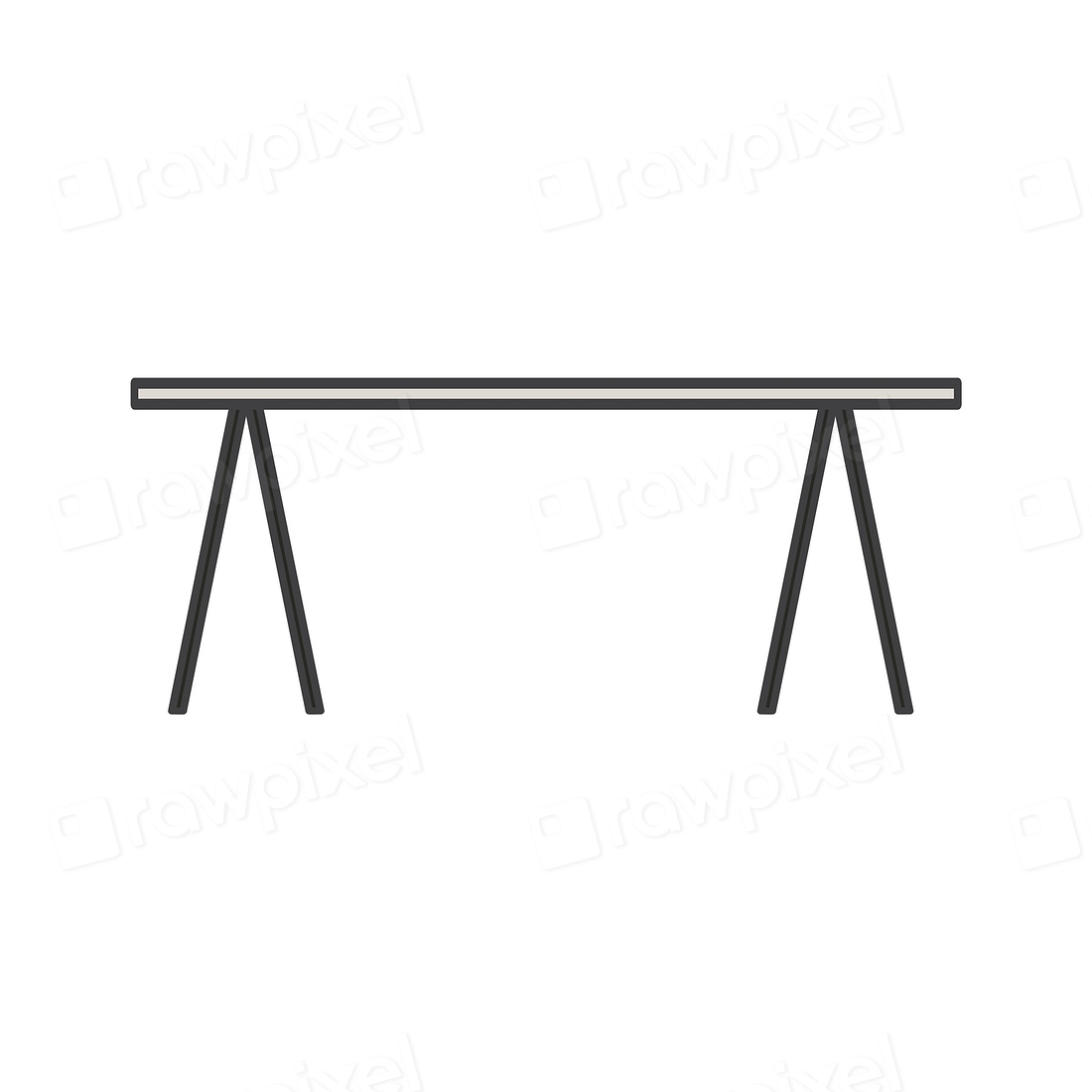 Illustration of office table icon | Premium Vector - rawpixel