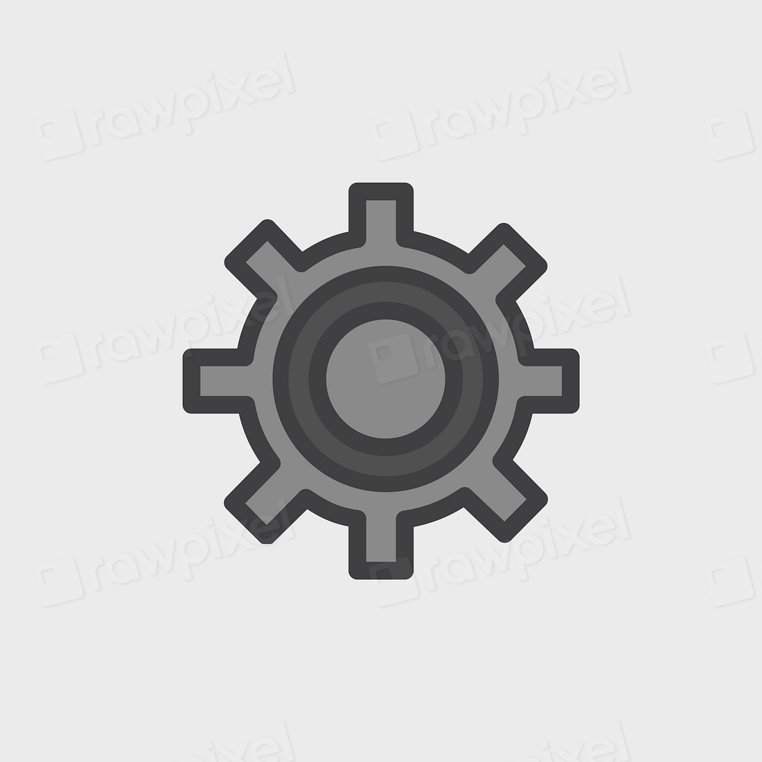 Illustration of cog | Premium Vector - rawpixel