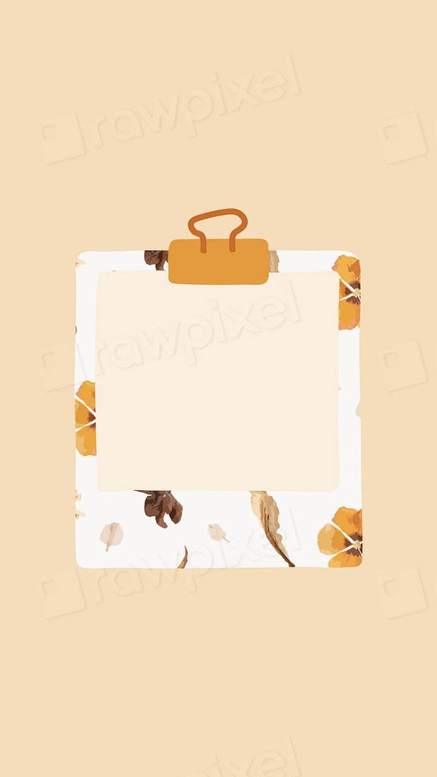 Autumn pattern iPhone wallpaper, instant | Premium Vector - rawpixel