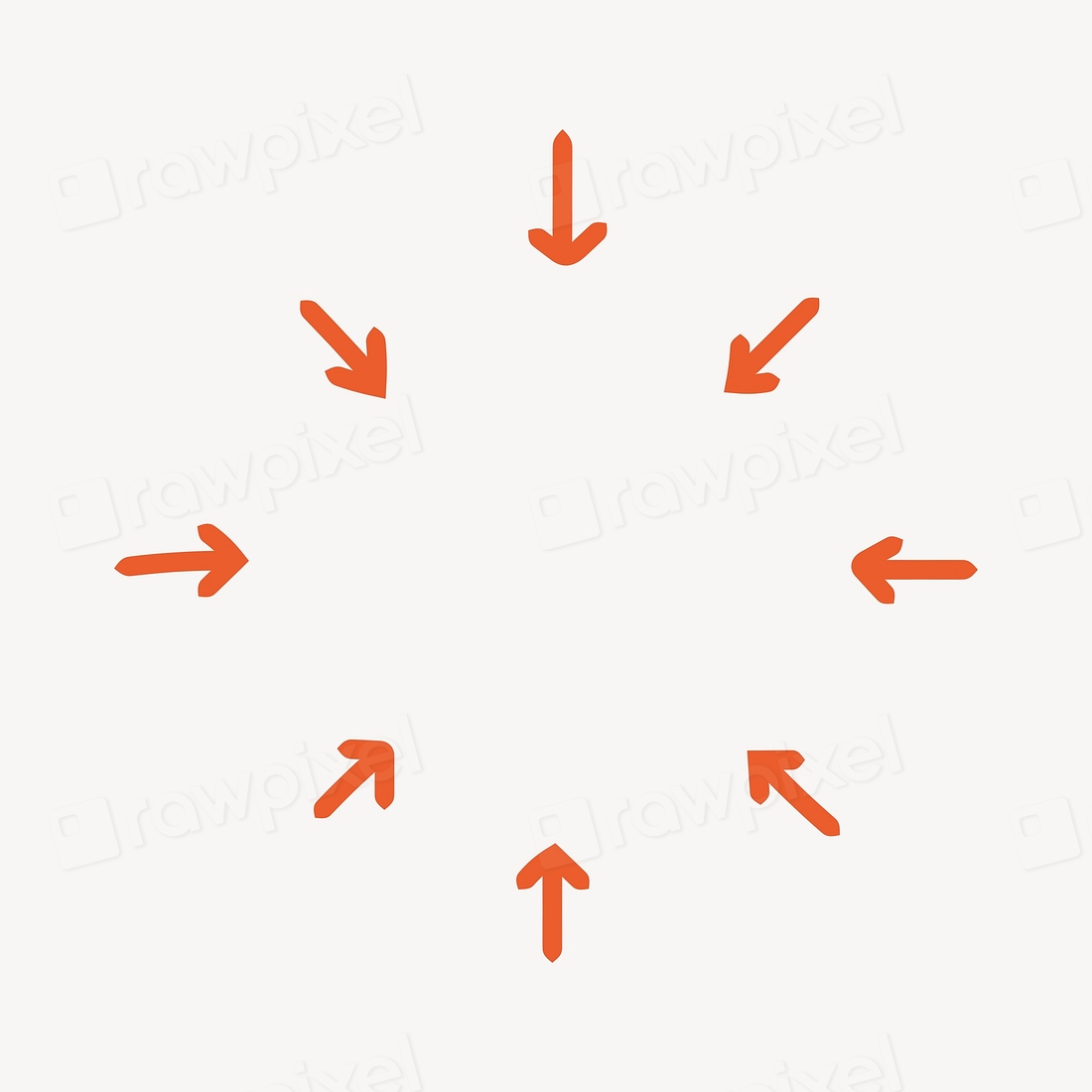 Cute red arrow illustration, simple | Premium Vector - rawpixel