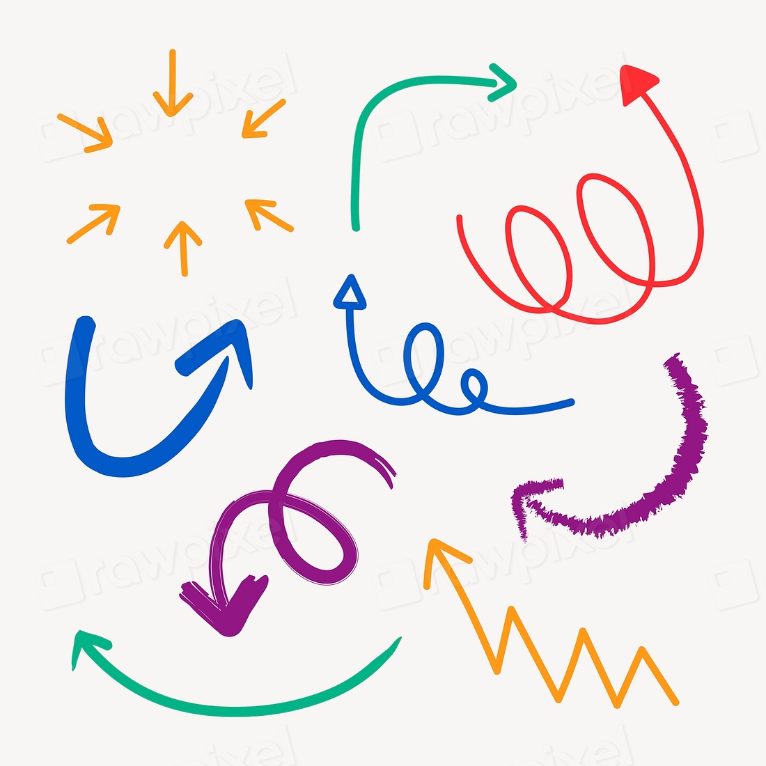 Minimal arrow illustration, hand drawn | Premium Vector - rawpixel