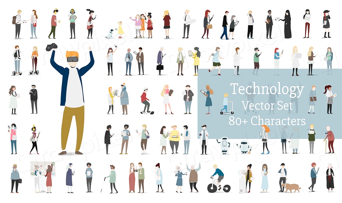 Illustration set human avatar vector | Premium Vector - rawpixel