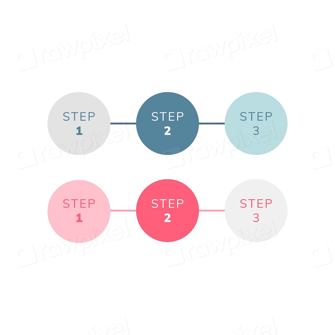 Numbered steps business infographic vector | Premium Vector - rawpixel