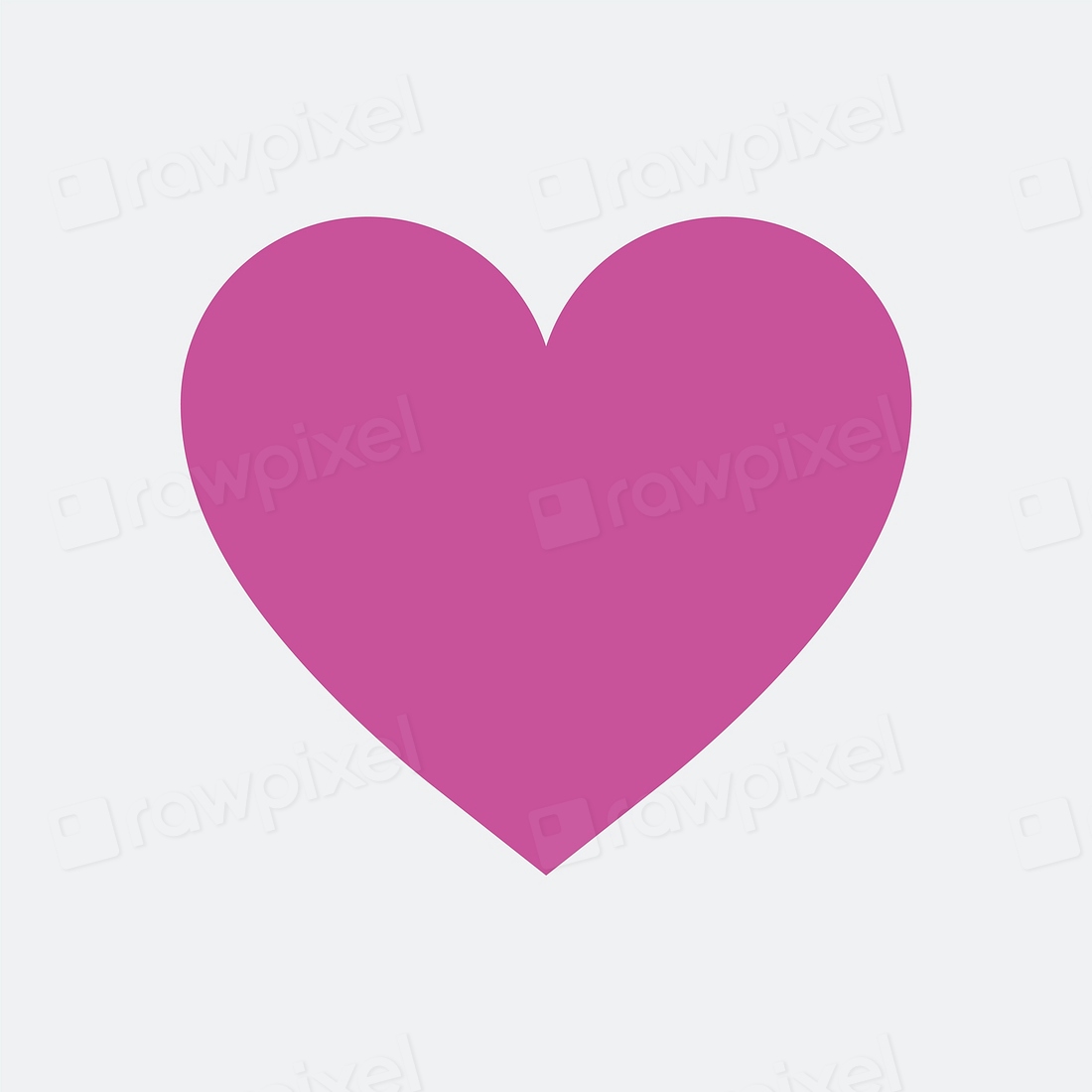 Romantic pink heart design icon | Free Vector - rawpixel