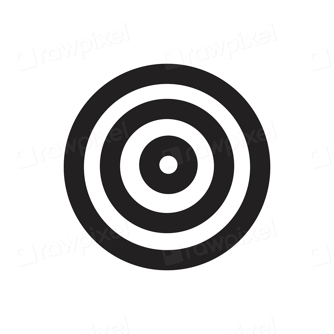 Isolated target icon white background | Premium Vector - rawpixel
