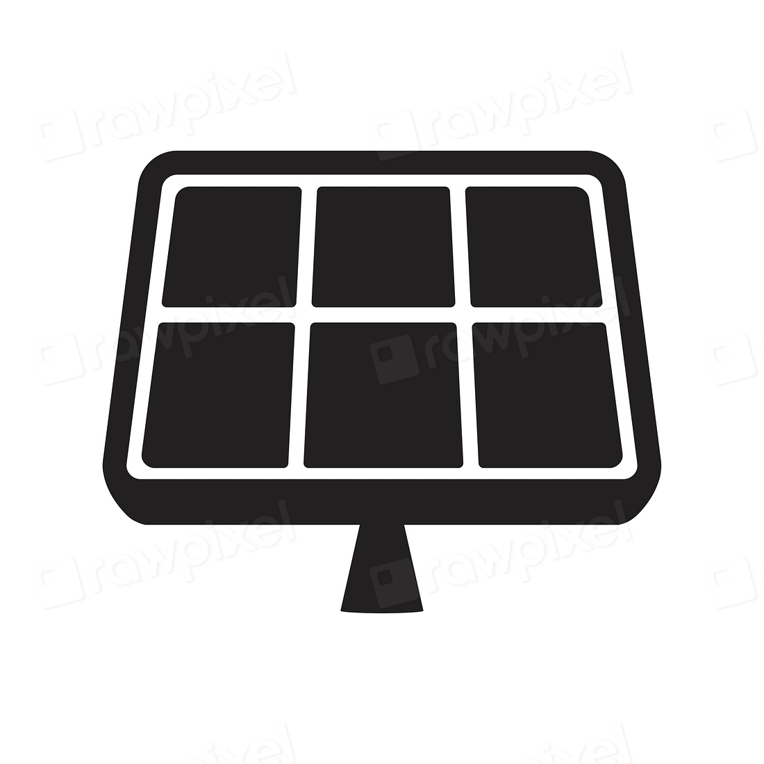 Solar cell logo icon illustration | Premium Vector - rawpixel