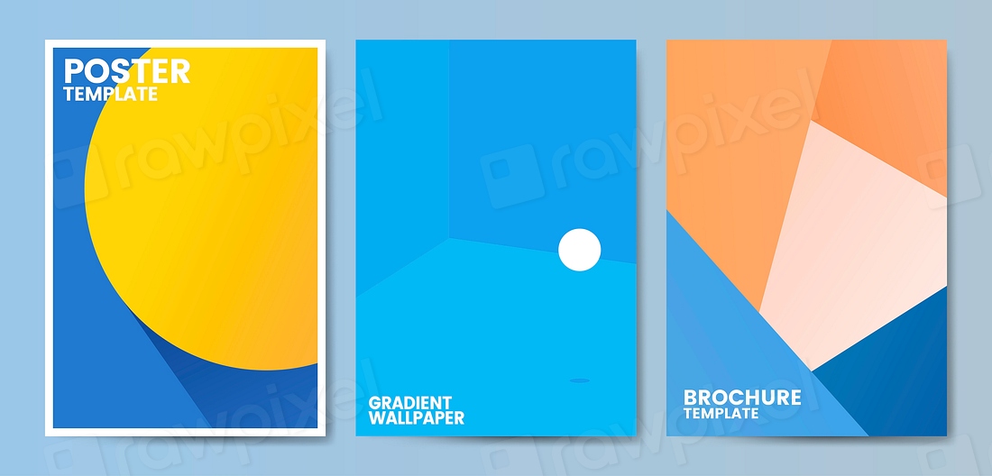 Colorful flyer template design illustration | Premium Vector - rawpixel