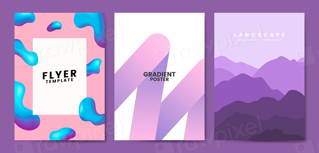 Colorful flyer template design illustration | Free Vector - rawpixel