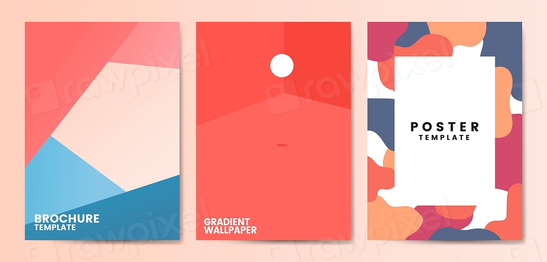 Colorful flyer template design illustration | Premium Vector - rawpixel