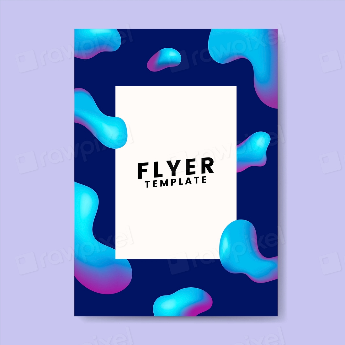 Colorful flyer template graphic design | Premium Vector - rawpixel
