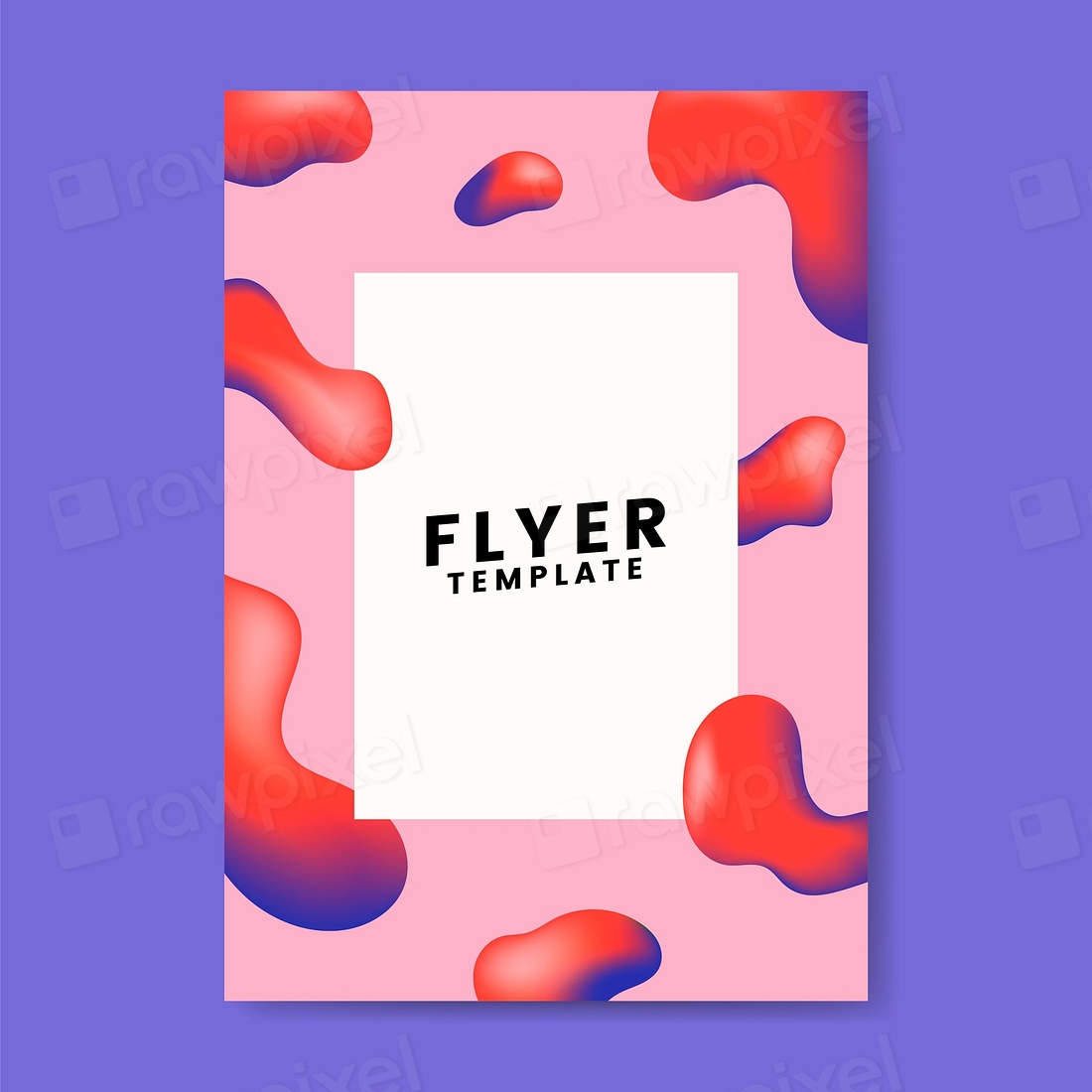 Colorful flyer template graphic design | Free Vector - rawpixel