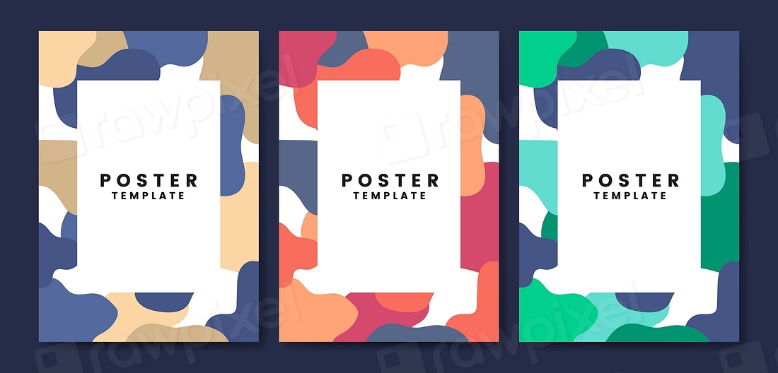 Cool and colorful poster template | Free Vector - rawpixel