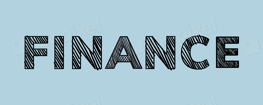The word finance typography illustration | Free Vector - rawpixel
