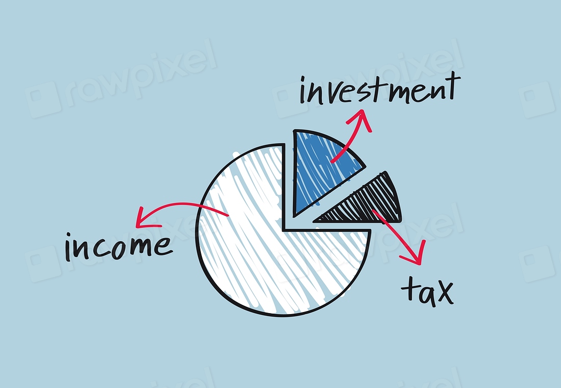 Financial plan pie chart illustration | Premium Vector - rawpixel