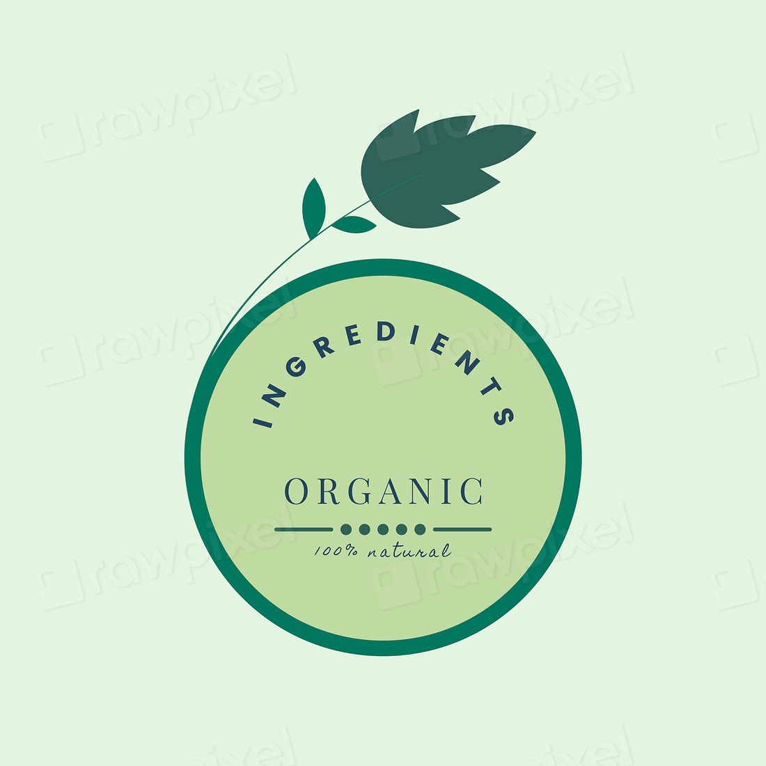 Natural and organic products icon | Free Vector - rawpixel