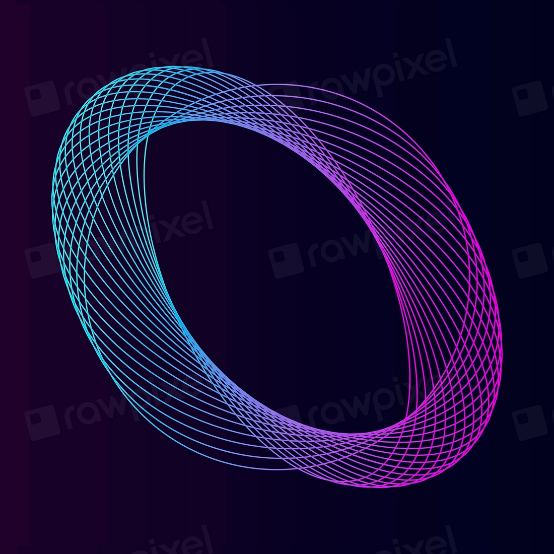 Abstract circular geometric element vector | Premium Vector - rawpixel