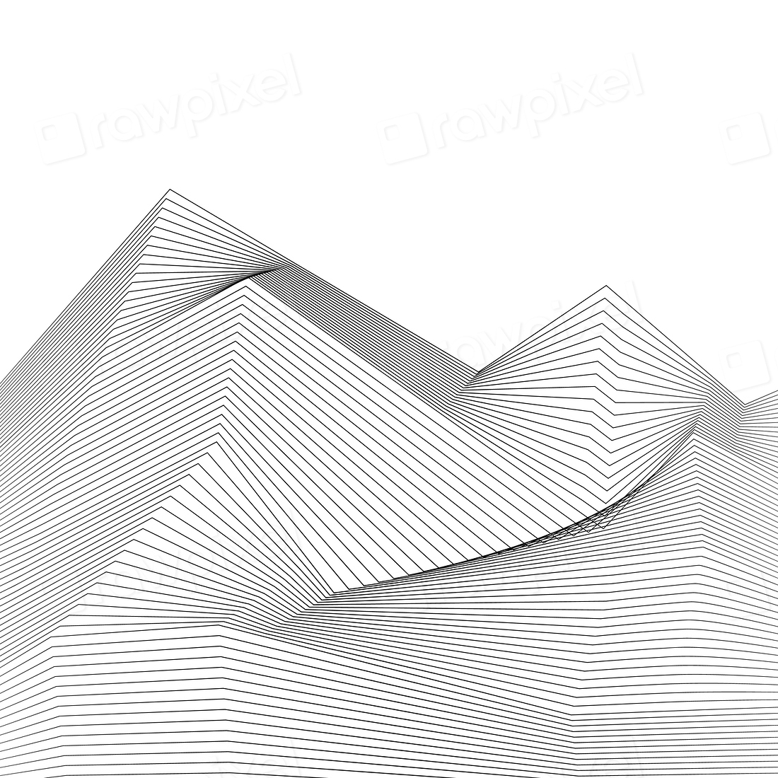 Data visualization dynamic wave pattern | Premium Vector - rawpixel