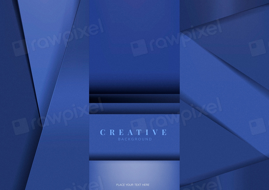 Set creative background designs blue | Premium Vector - rawpixel