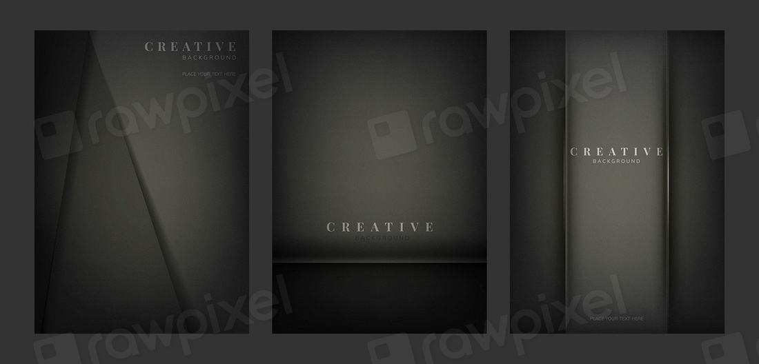 Set abstract creative background designs | Premium Vector - rawpixel