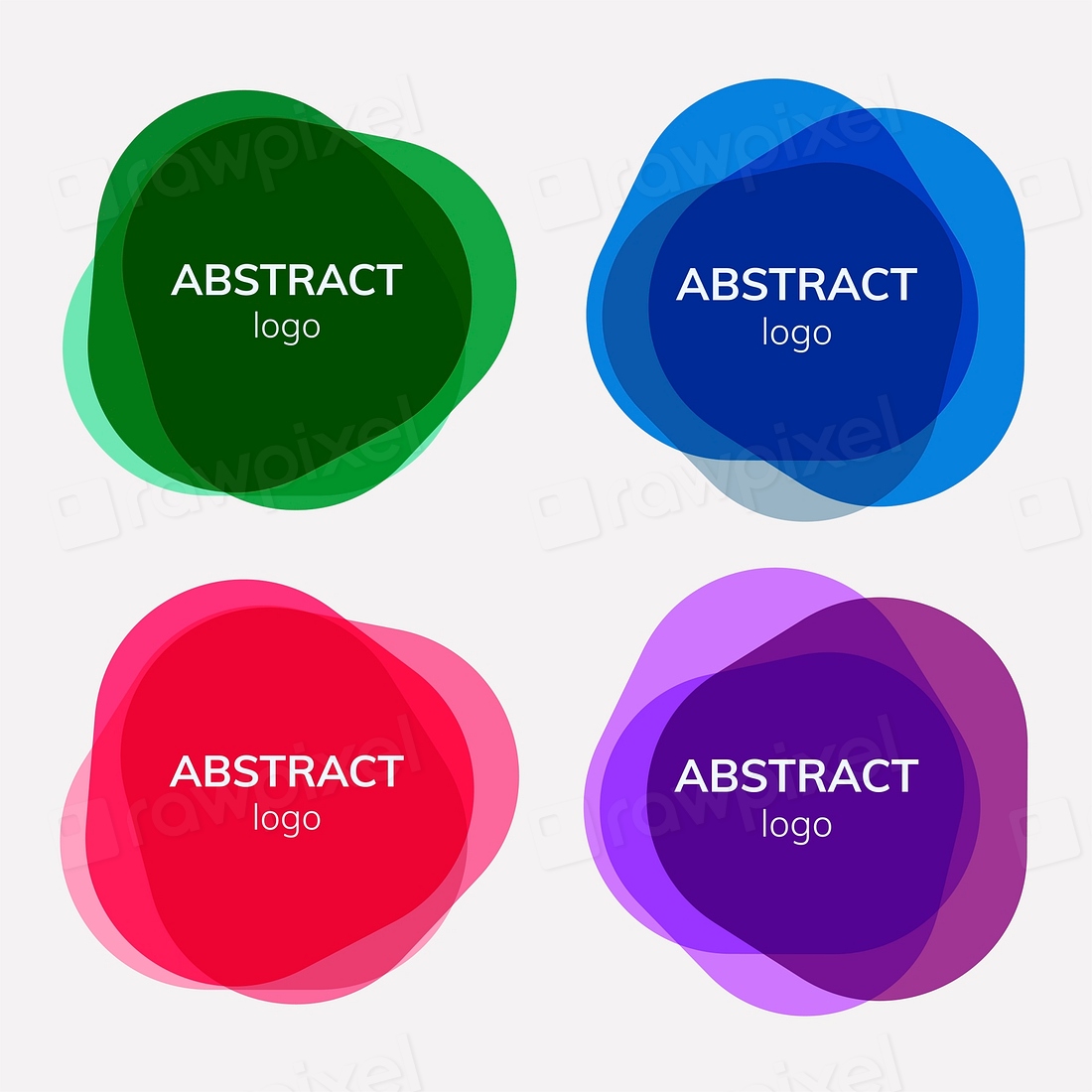 Set of abstract badge designs | Free Vector - rawpixel