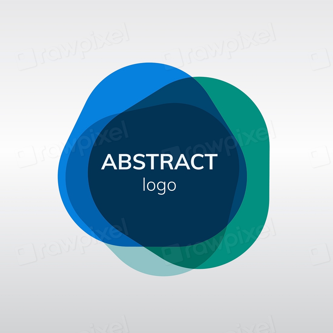 Colorful abstract badge logo design | Premium Vector - rawpixel