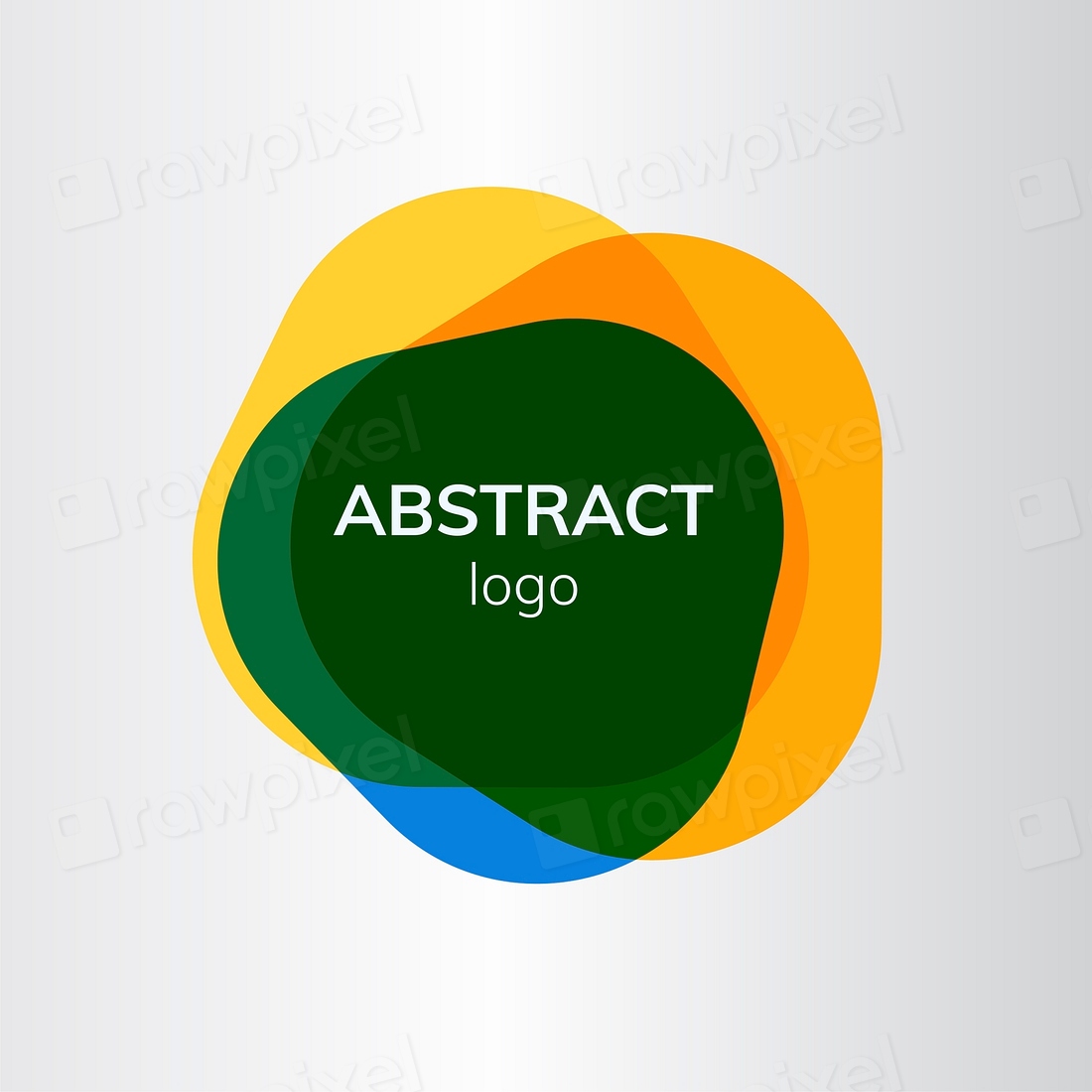 Colorful abstract badge logo design | Premium Vector - rawpixel