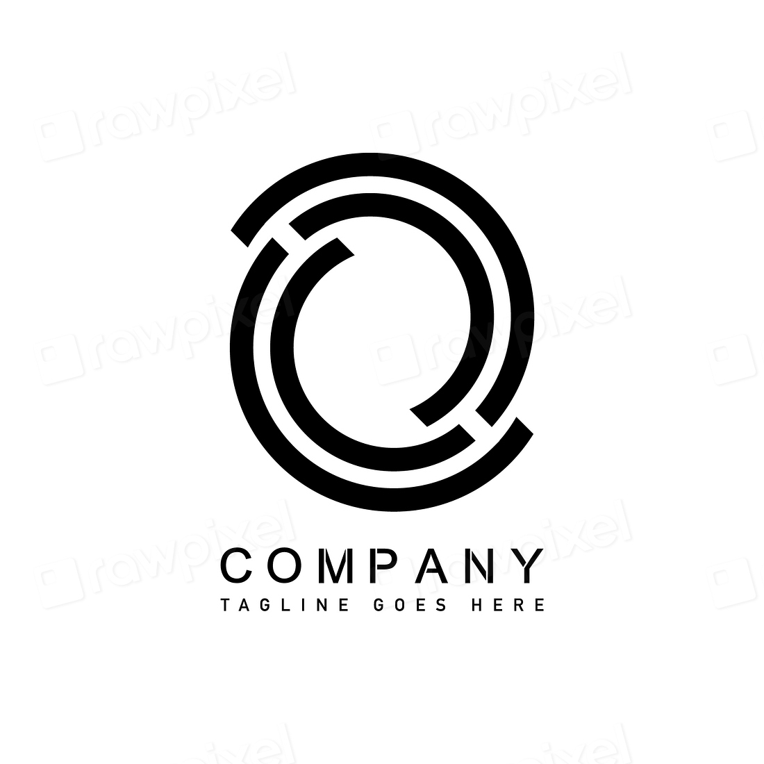 Modern company logo design vector | Premium Vector - rawpixel