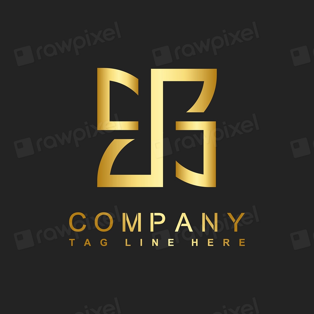 Modern company logo design vector | Premium Vector - rawpixel