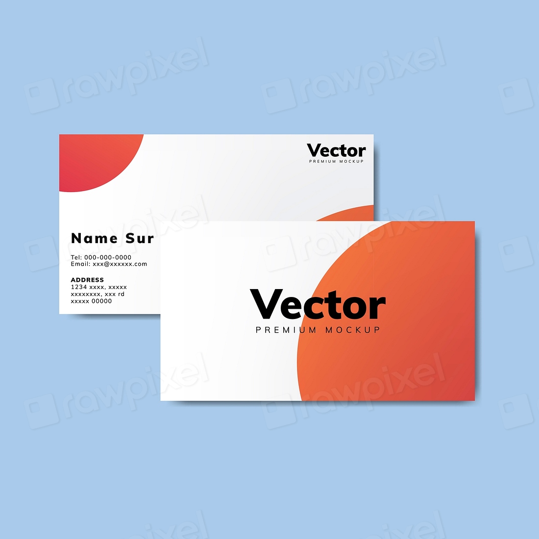 Business card design mockup vector | Premium Vector - rawpixel