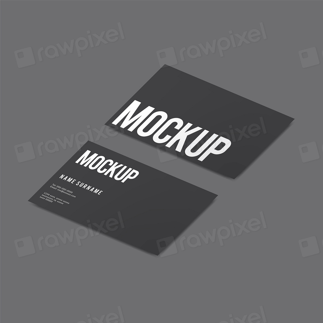 Business card design mockup vector | Premium Vector - rawpixel