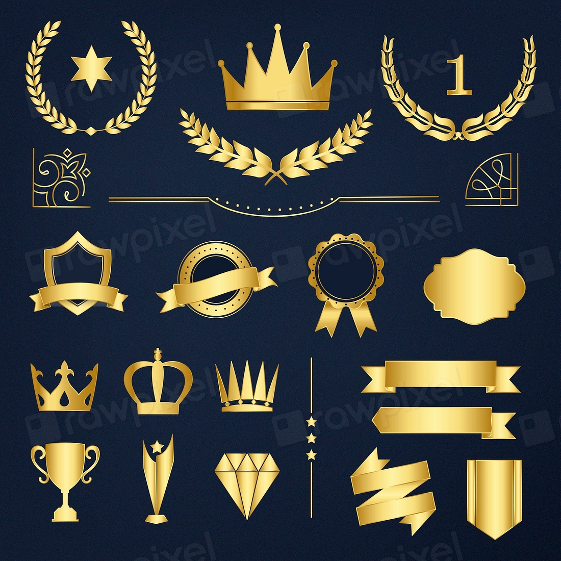 Set premium badges and banners | Premium Vector - rawpixel