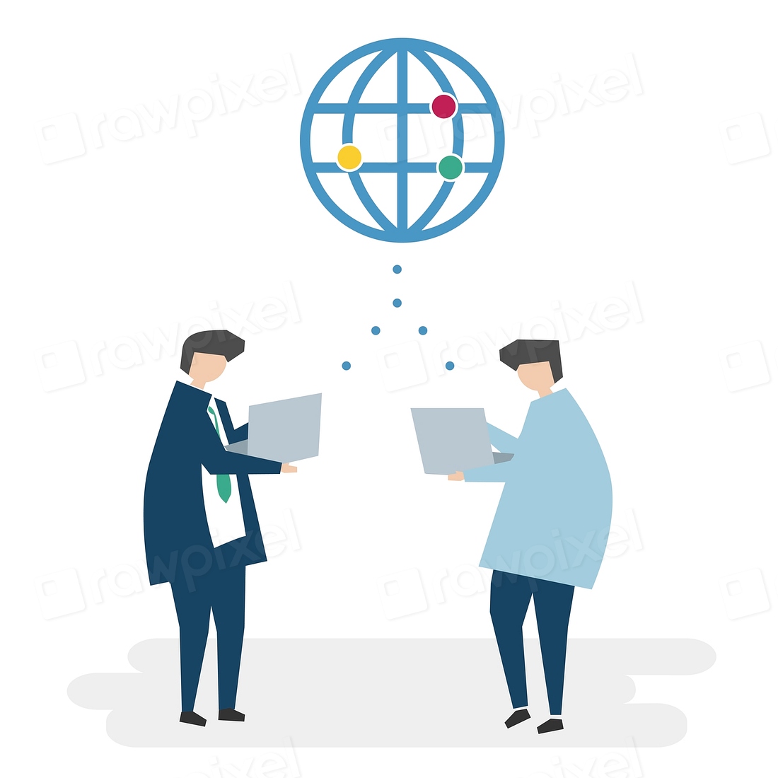 Network avatar illustration | Premium Vector - rawpixel