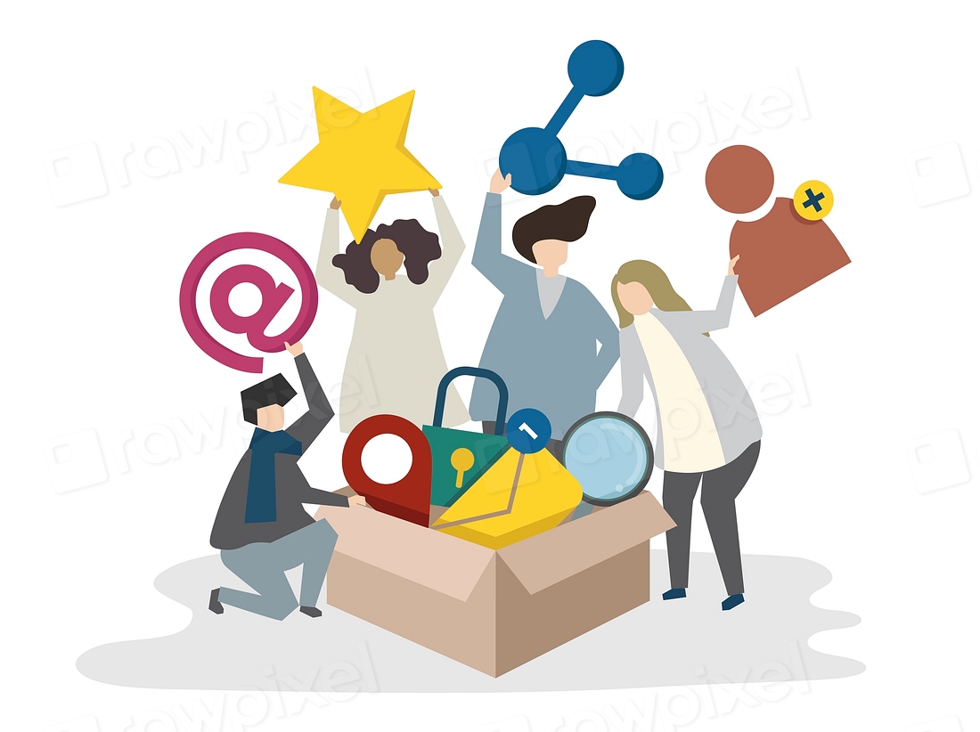 Illustration avatar social network concept | Premium Photo - rawpixel