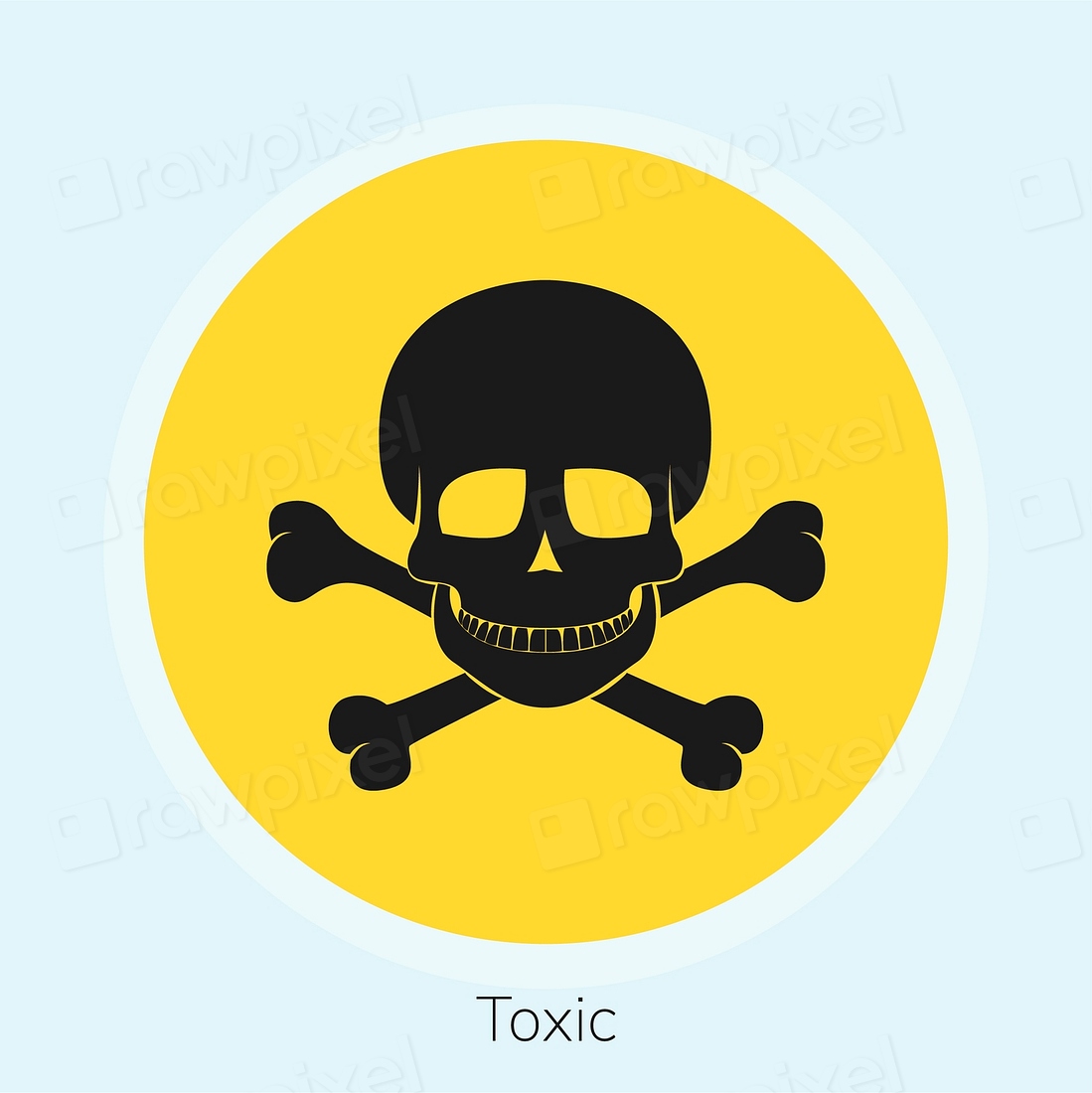 Illustration of toxicity warning sign | Premium Vector - rawpixel