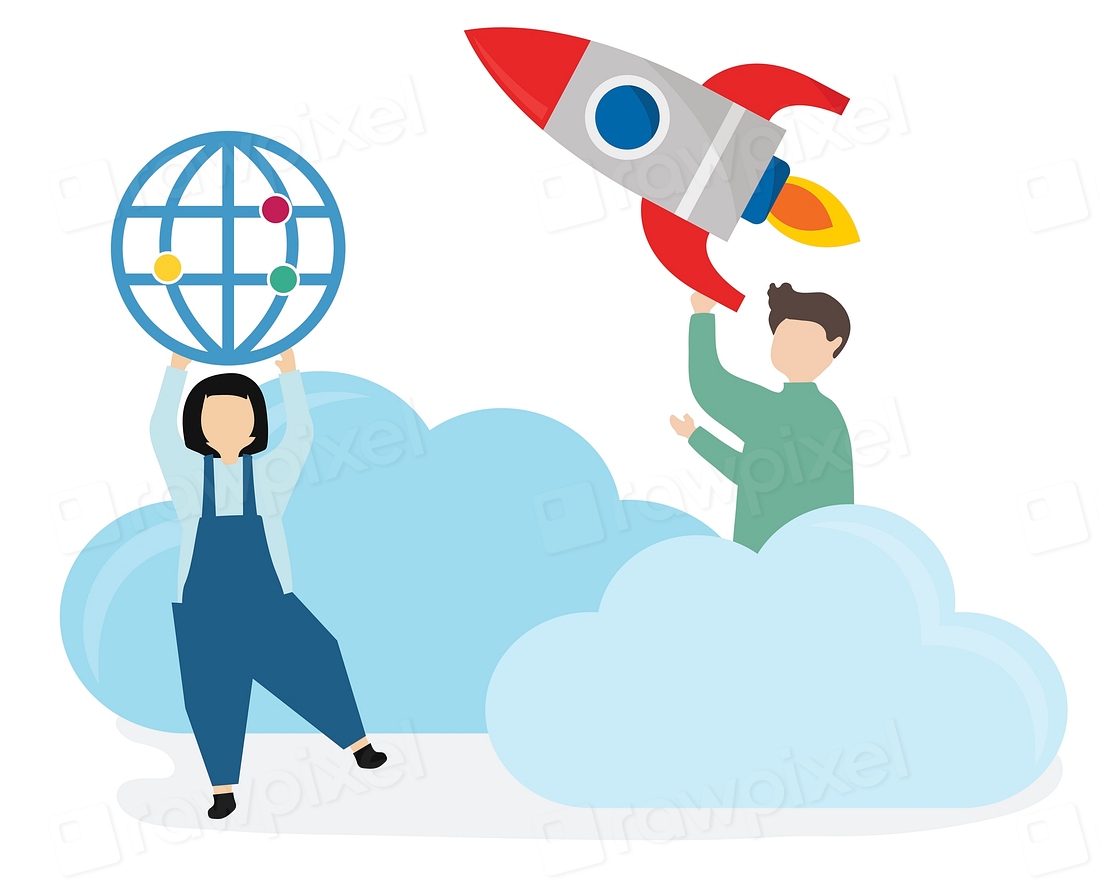 Students learning about rocket science | Premium Vector - rawpixel