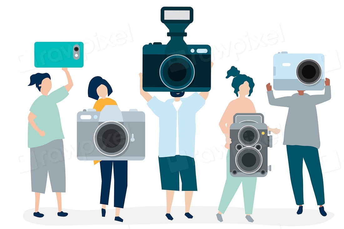 Character illustration photographers cameras | Premium Vector - rawpixel