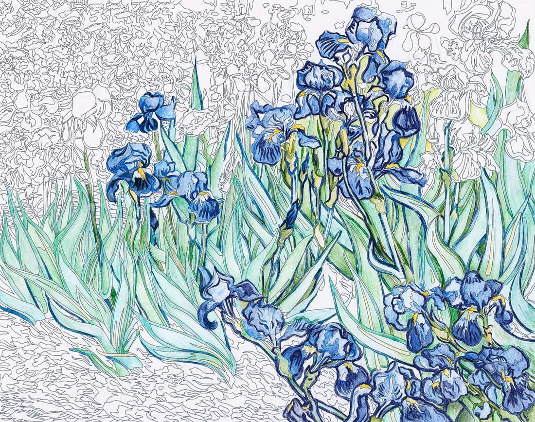 Irises (1889) Vincent van Gogh | Free Photo - rawpixel