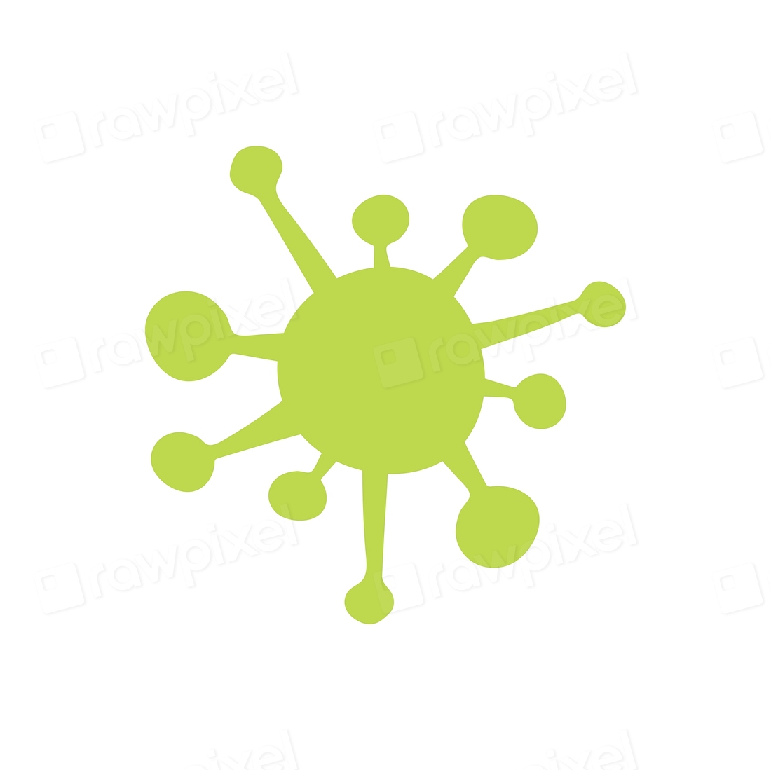 Green germs isolated graphic illustration | Premium Vector - rawpixel