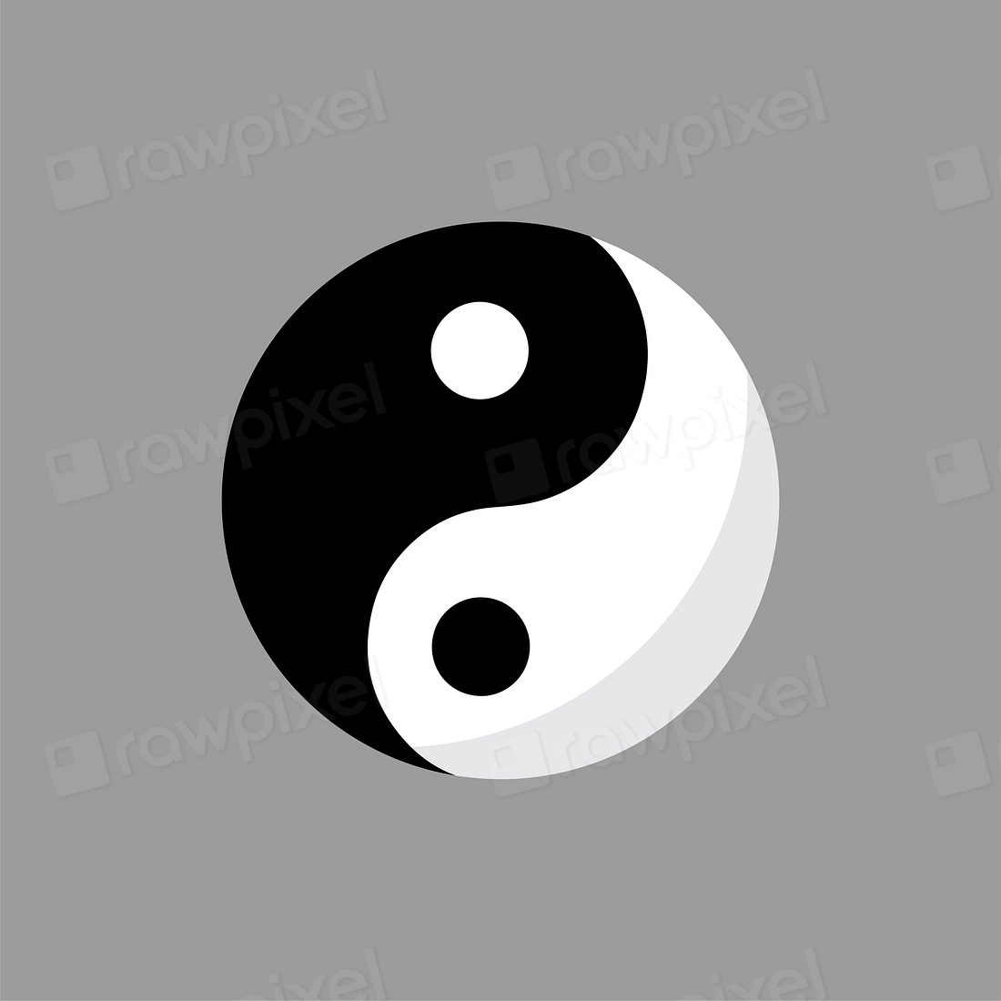 Illustration of Ying Yang | Premium Vector - rawpixel