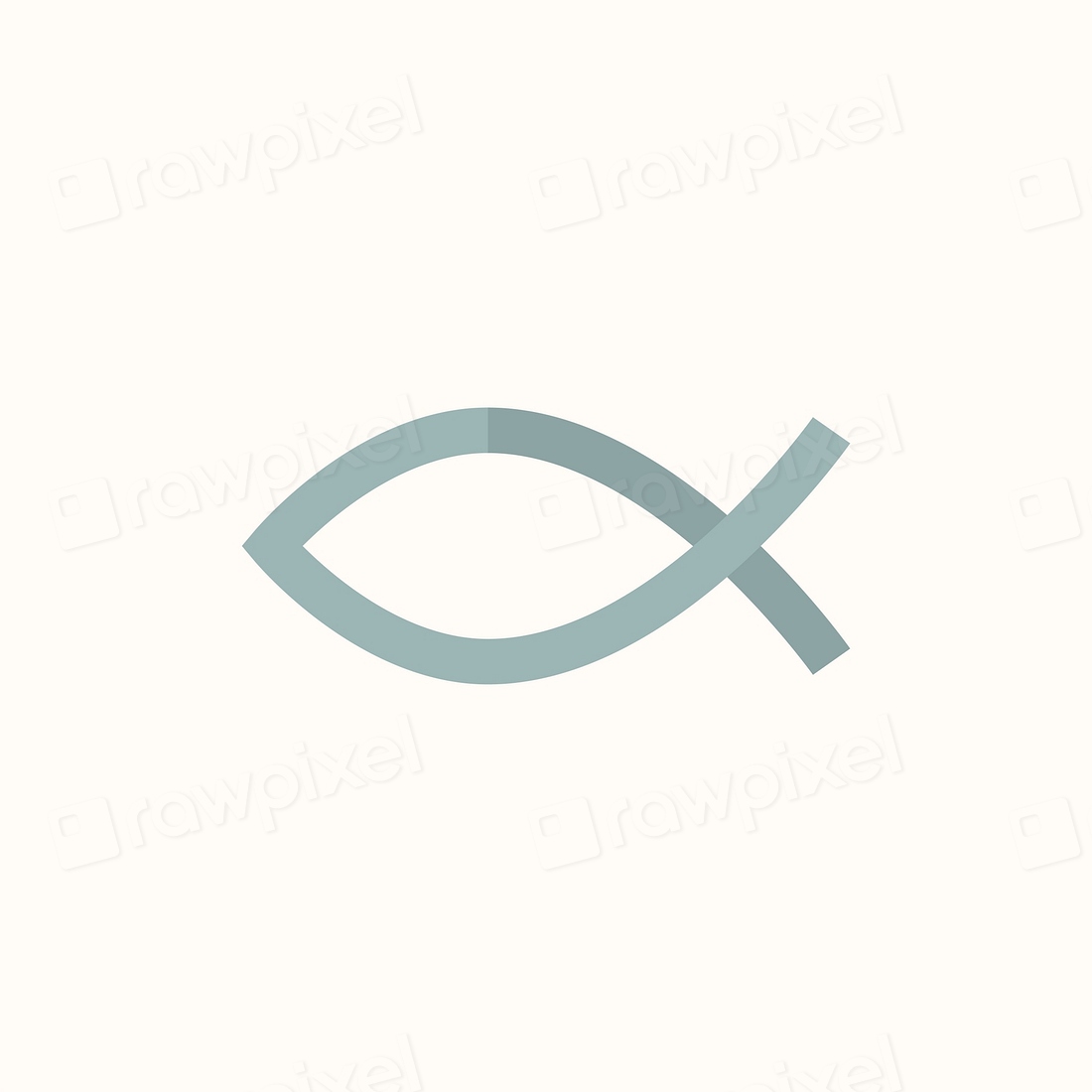 Illustration Christian fish symbol | Premium Vector - rawpixel