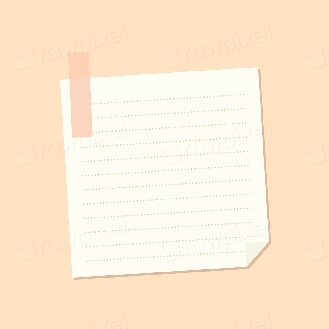 Beige lined notepaper journal sticker | Premium Vector - rawpixel